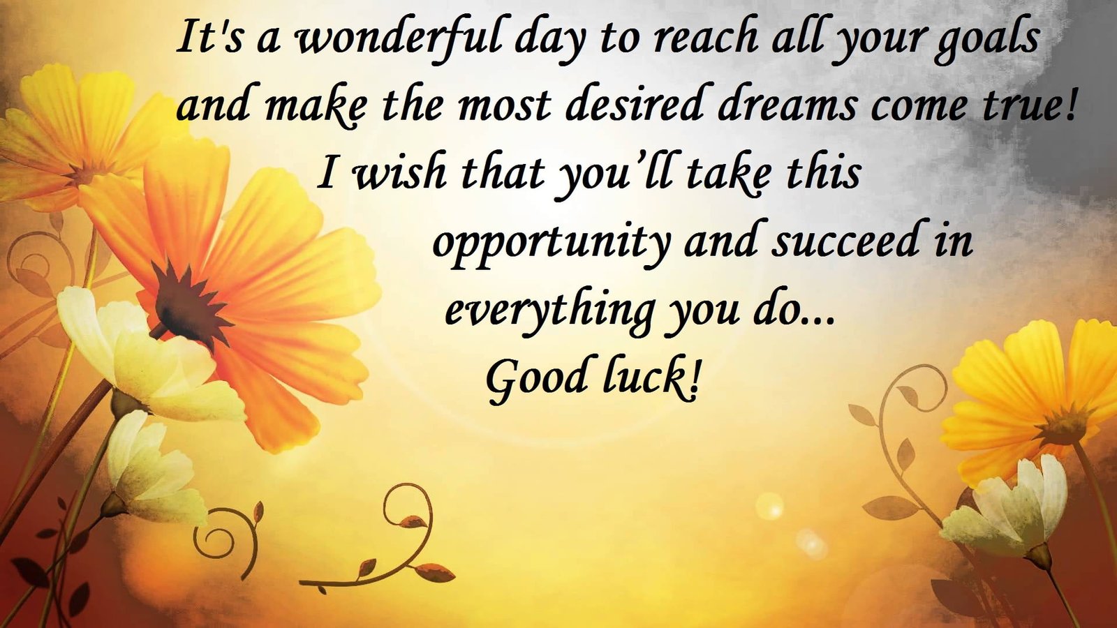 Beautiful Good Luck Quotes, Messages & Wishes With Images