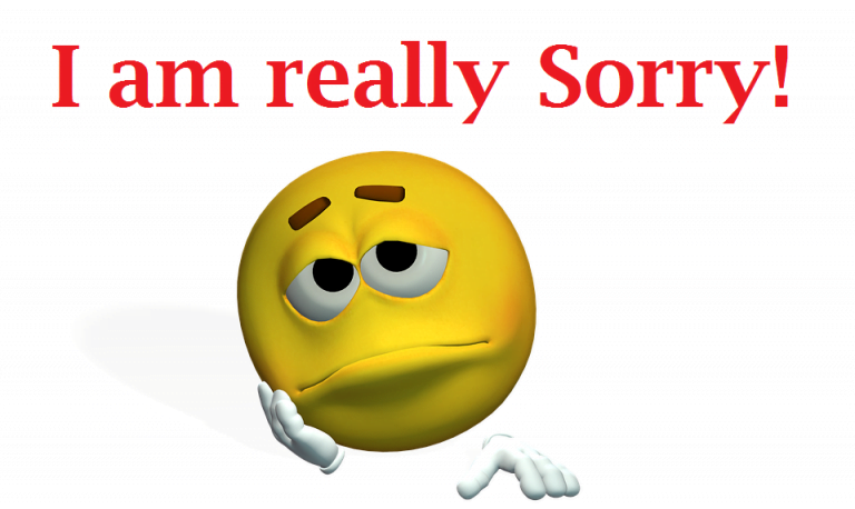 Cute I am Sorry Images & Pictures free download