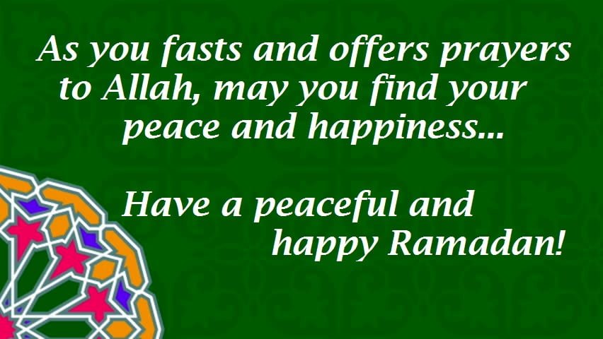 Beautiful Ramadan Greetings, Wishes & Messages Images