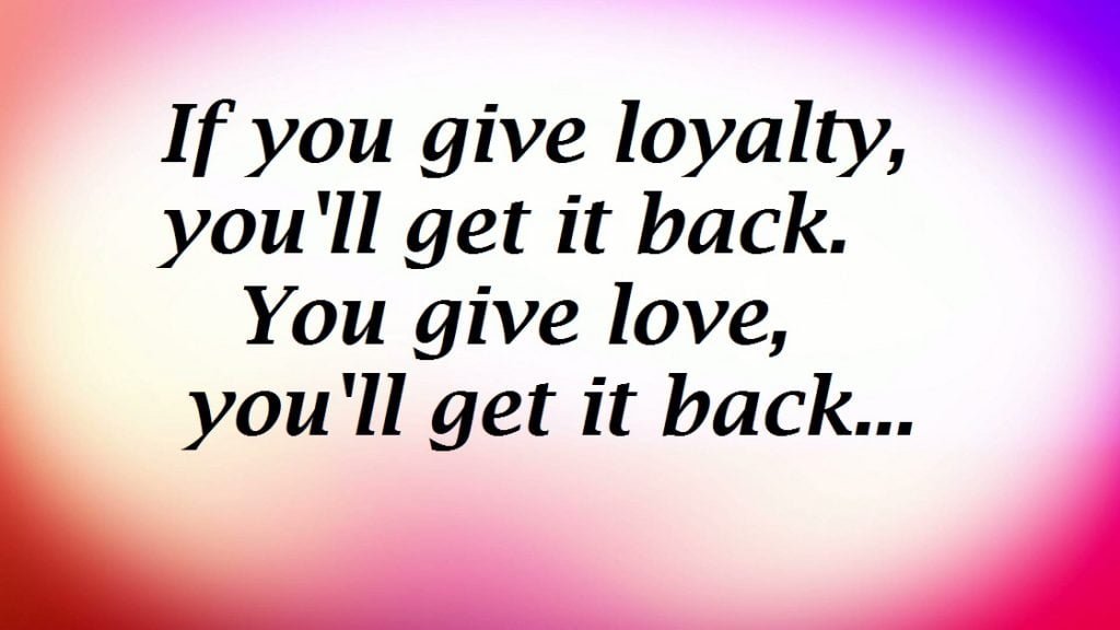 Self Loyalty Quotes