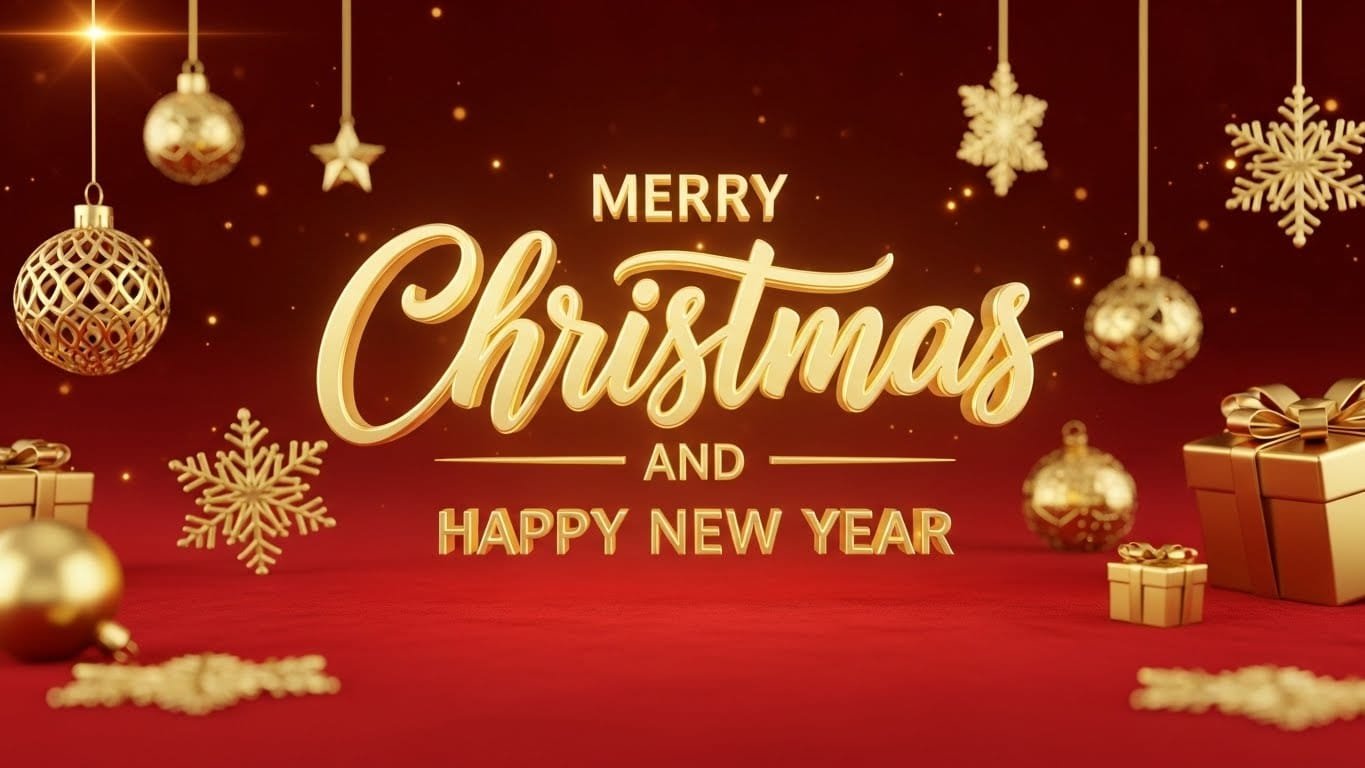 Merry Christmas & Happy New Year Images & Wishes
