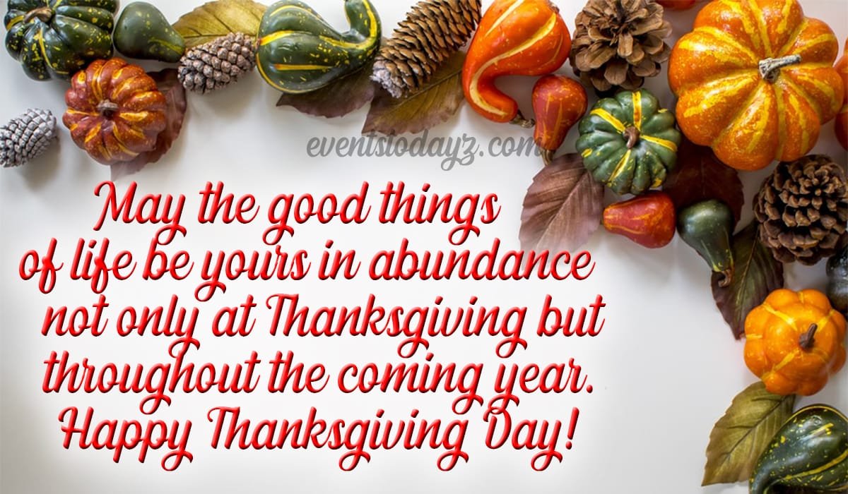 Happy Thanksgiving Wishes, quotes & Messages With Images