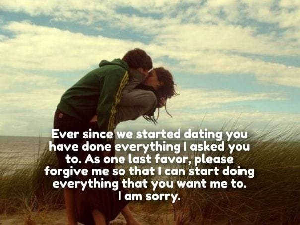 Sorry Quotes For Lover | Forgiveness Message