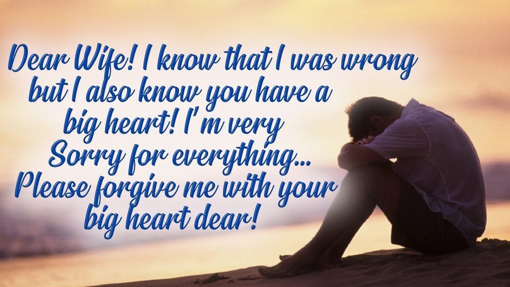 Sad & Heartfelt Sorry Messages & Quotes With Images
