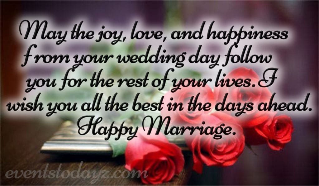 Happy Marriage Wishes, Quotes & Messages With Images