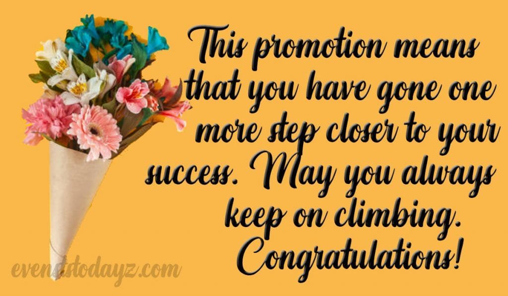 Congratulations On Your Promotion Messages & Wishes