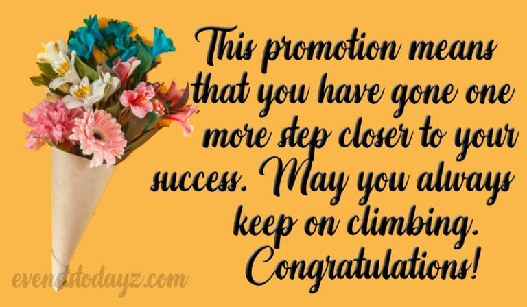 Congratulations On Your Promotion Messages & Wishes