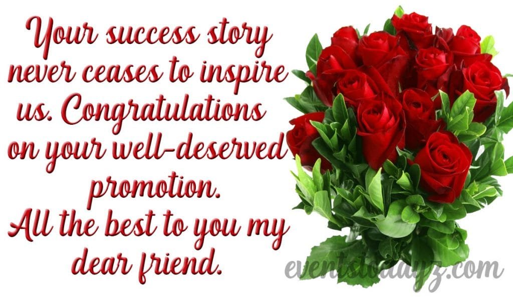 Congratulations On Your Promotion Messages & Wishes