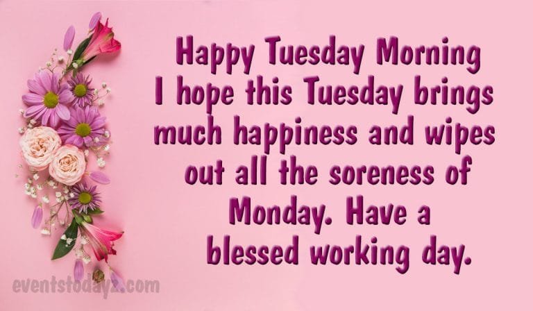Good Morning Tuesday Quotes & Messages With Images