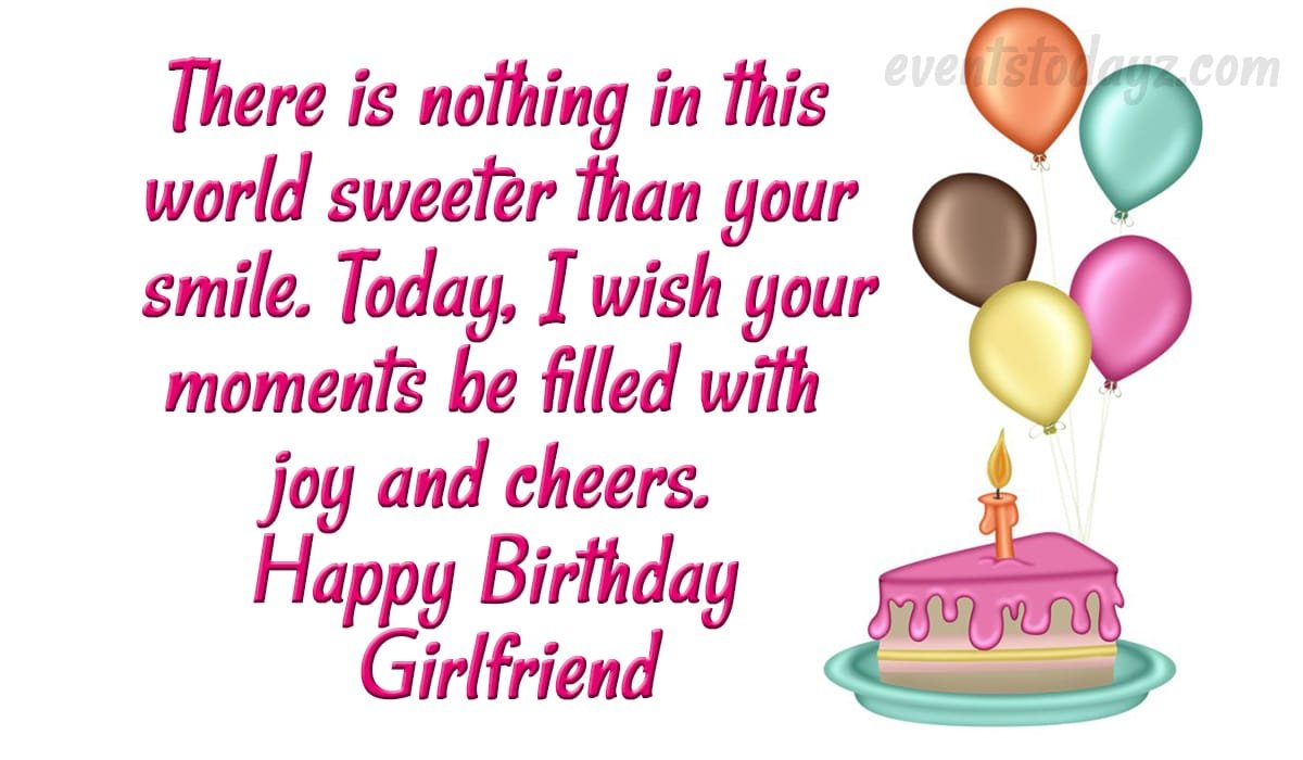 Happy Birthday Wishes For Girlfriend With Images