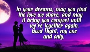 Romantic Good Night Quotes For Love With Images