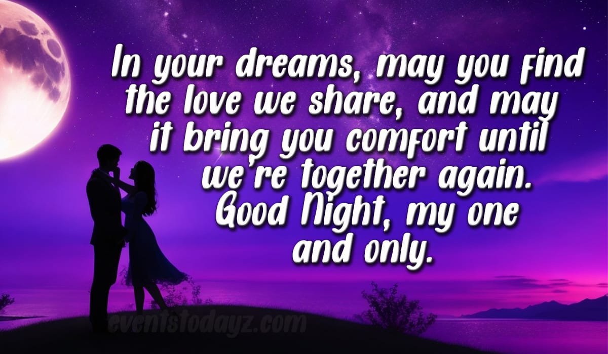 Romantic Good Night Quotes For Love With Images
