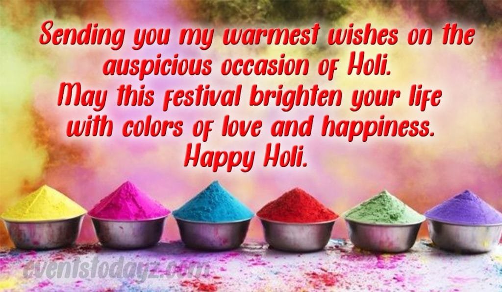 Happy Holi Wishes, Greetings & Messages With Images