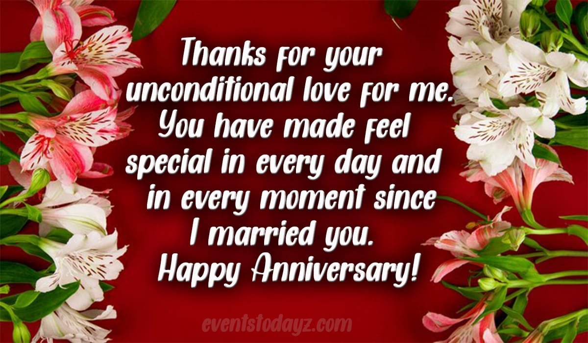 Beautiful Anniversary Cards With Wishes & Messages