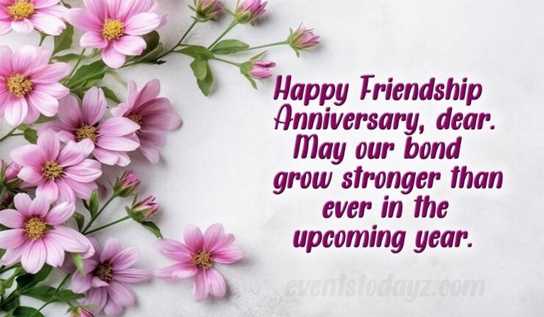 Friendship Anniversary Wishes & Messages With Images