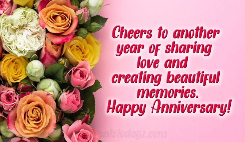 Beautiful Anniversary Cards With Wishes & Messages