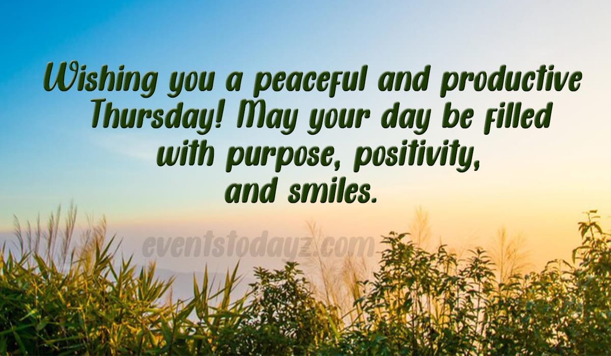 Thursday Morning Greetings & Messages