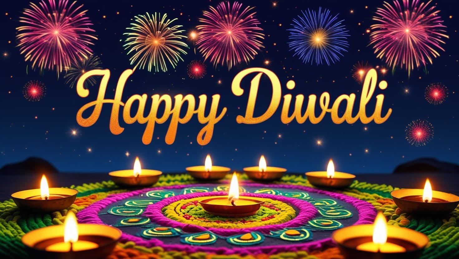Happy Diwali Cards & Images With Greetings